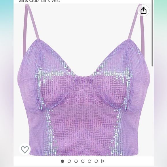 Tops | Giovacker Womens Reflective Crop Tops | Poshmark